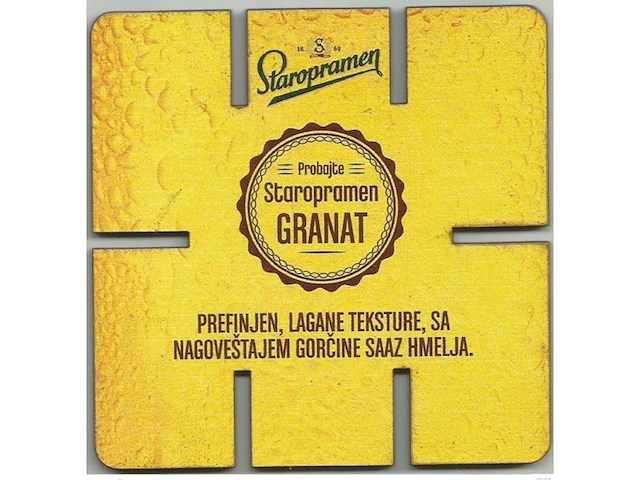STAROPRAMEN podmetac za pivo