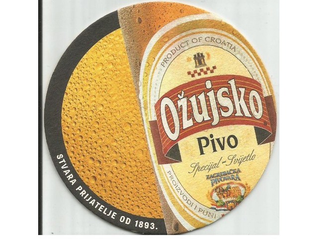 OZUJSKO PIVO podmetac