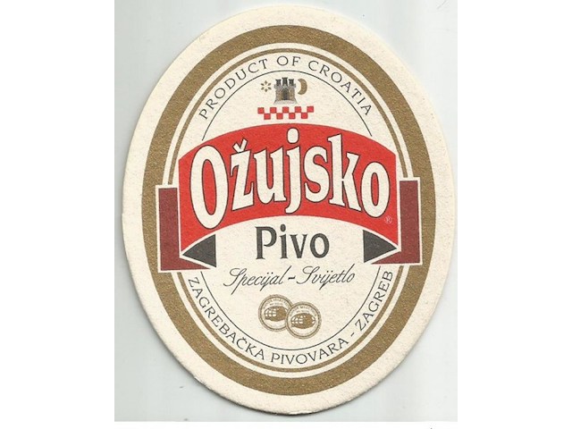 OZUJSKO PIVO podmetac