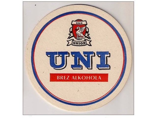 UNI pivovarna UNION Ljubljana stari podmetac za pivo