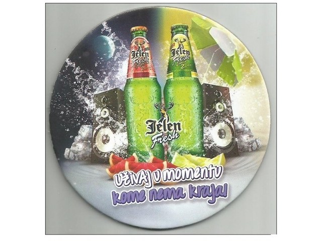 JELEN FRESH podmetac za pivo