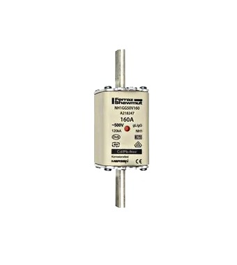 HRC fuse element, size 1, 160A, 500VAC