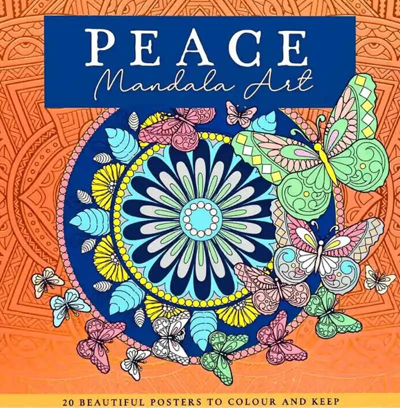 ART THERAPY PEACE COLOURING