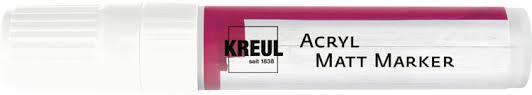 Akrilni mat marker XXL - beli