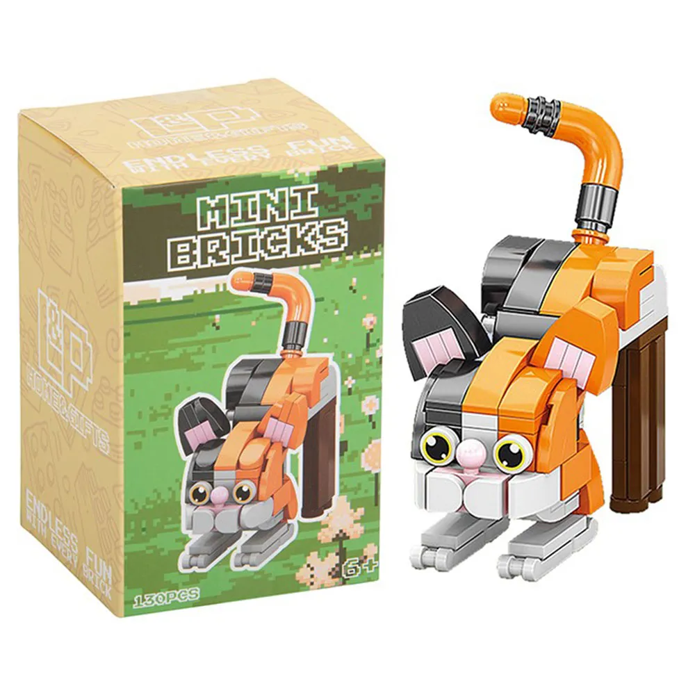 Kreativni set mini kockica šareno mače