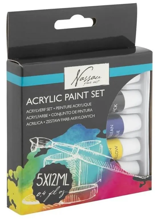 Akrilne boje 5x12ml