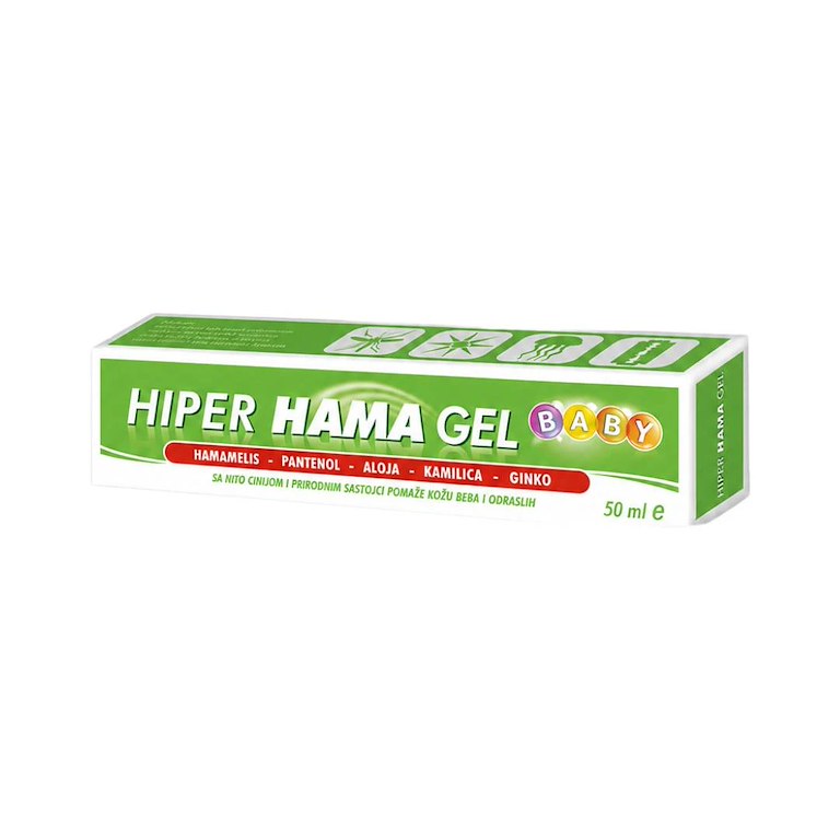 HIPER HAMA BABY Gel za Negu Crvene i Nadražene Kože kod Beba i Deca 50 mL