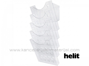 HELIT Grid Wall zidni stalak za prospekte A4