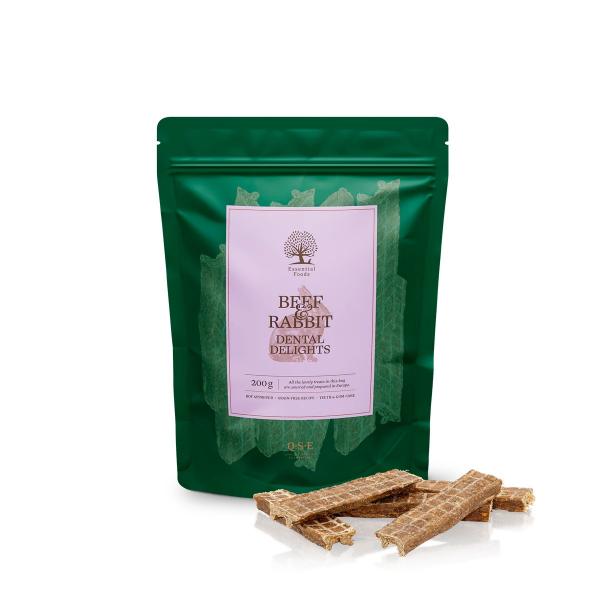 ESSENTIAL Dog Beef&Rabbit Dental Delights 200 g