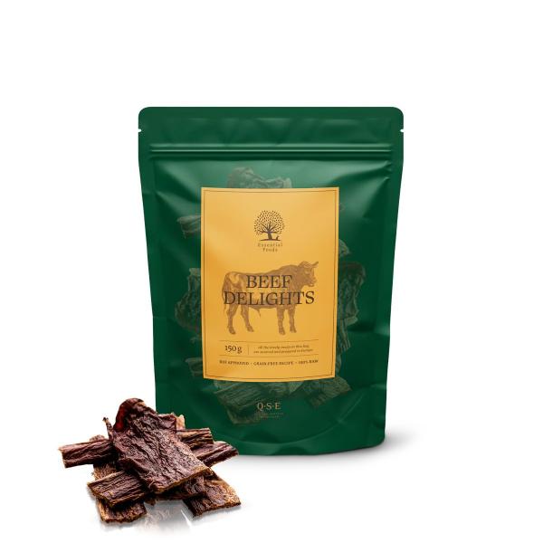 ESSENTIAL Dog Beef Delights 150g