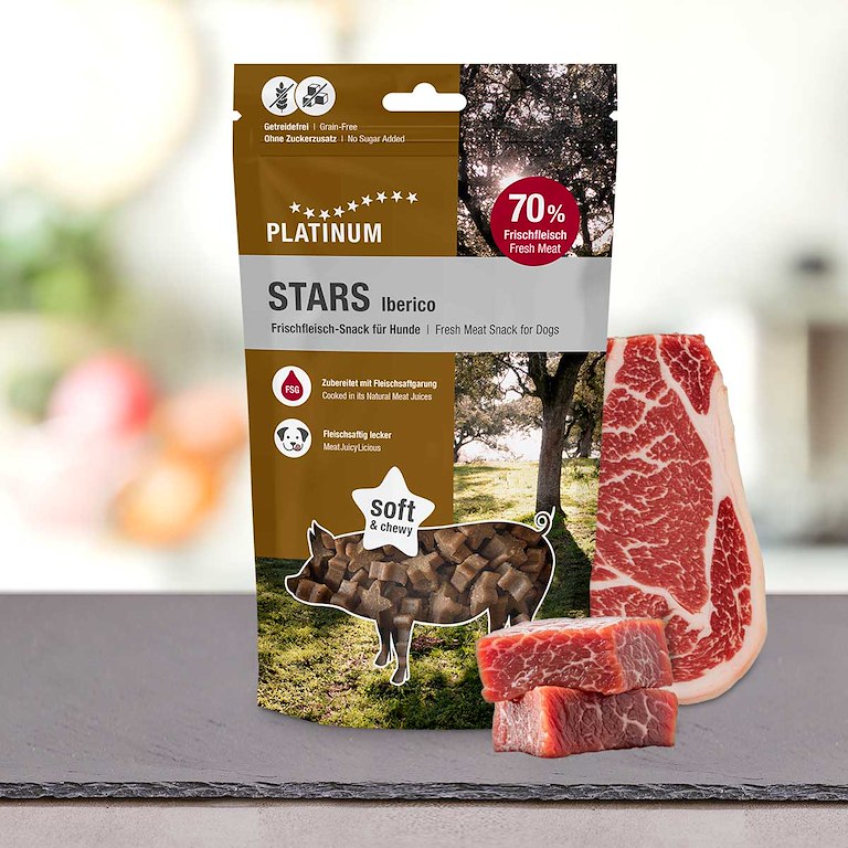 Platinum Dog Stars iberico poslastica 185 gr