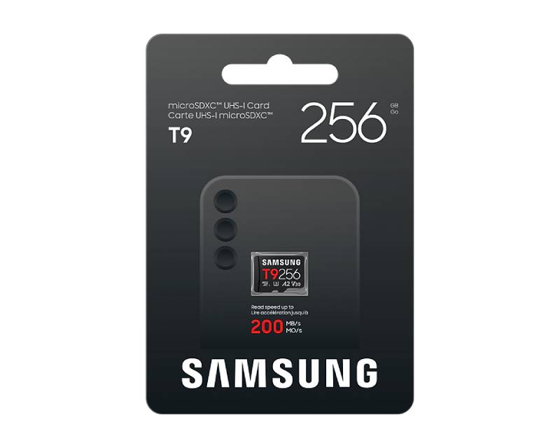 SAMSUNG T9 Memorijska kartica microSDXC UHS-I U3 V30 A2 256GB MB-MH256T