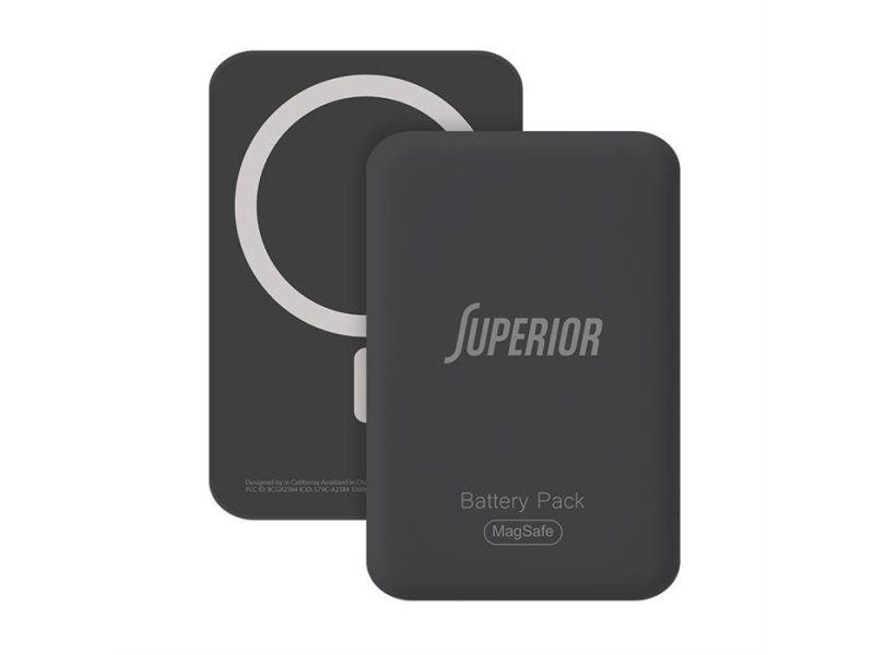 SUPERIOR 15W 10000 MAH MAGSAFE POWER BANK CRNI