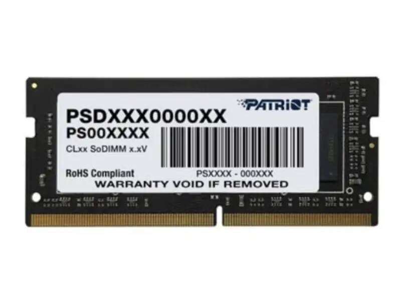 PATRIOT 8GB SODIMM DDR4, 2666MHZ, SIGNATURE, PSD48G266681S