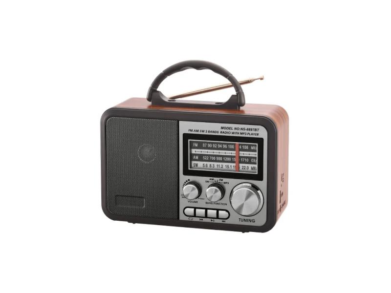 ELEMENTA PRENOSNI RETRO BLUETOOTH RADIO 8897BT