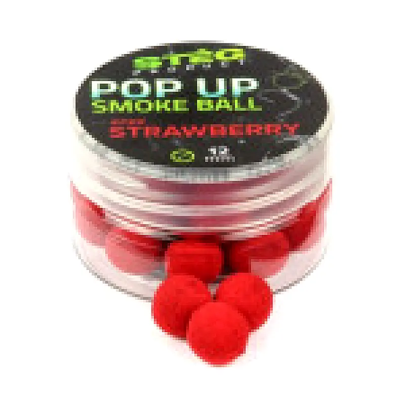 Stég Pop Up Smoke Ball 12mm 10g Strawberry (SP172139) 66367