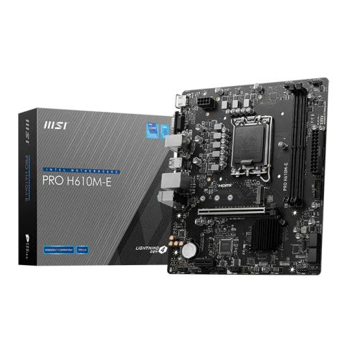 MSI PRO H610M-E - mATX Matična ploča - 911-7D48-072
