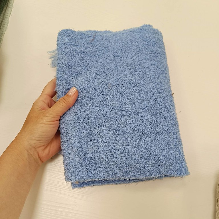 Parče pamučni frotir PLAVI 25×150