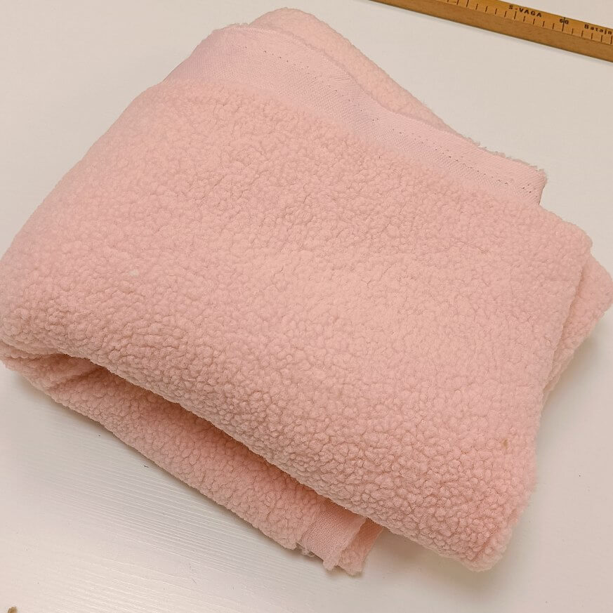 Parče teddy baby roze 60×180