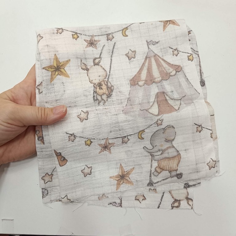 Parče pamuk pelena cirkus 45×80