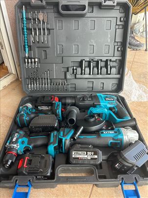 Aku set 4u1 - novo- Set alata u koferu!Top Cena