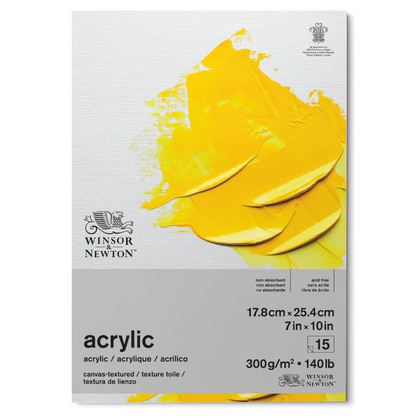 Winsor&Newton W&N ACRYLIC PAD 300 18X25 15S
