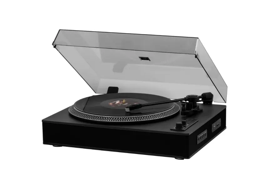 SENCOR Gramofon STT 510UBA SB/SD/FM crna,digitalin LCD ekran