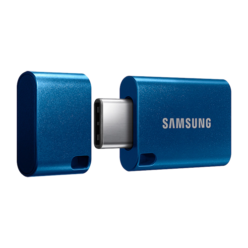 Samsung MUF-64DA/APC 64GB USB Flash Drive, USB3.2 Gen.1 Type-C, Read up to 300MB/s, Blue