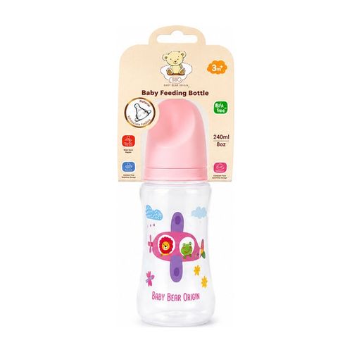 BBO flasica wide neck (240ml) – pink