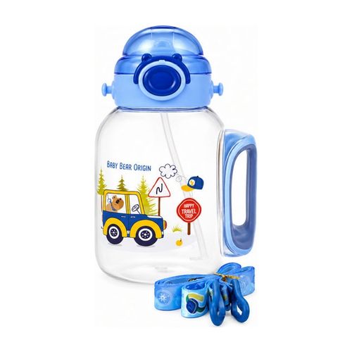 BBO solja sa slamcicom i trakom (650ml) – blue- u kutiji