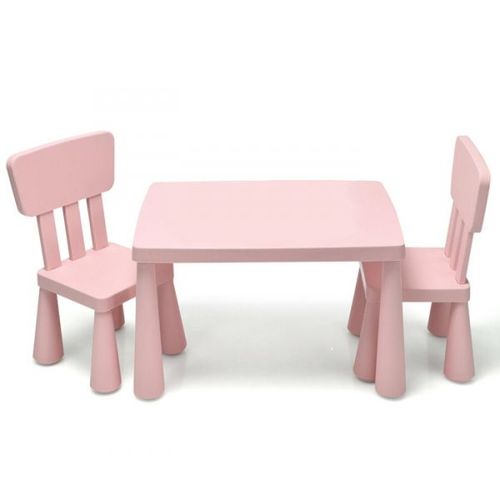 BBO Set Dečiji Sto I Stolice - Roze