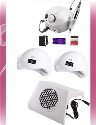El turpija + 2 lampe 48 w + aspirator 100 w