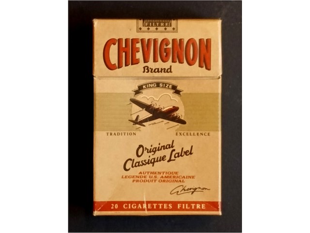 CHEVIGNON prazna kutija cigareta