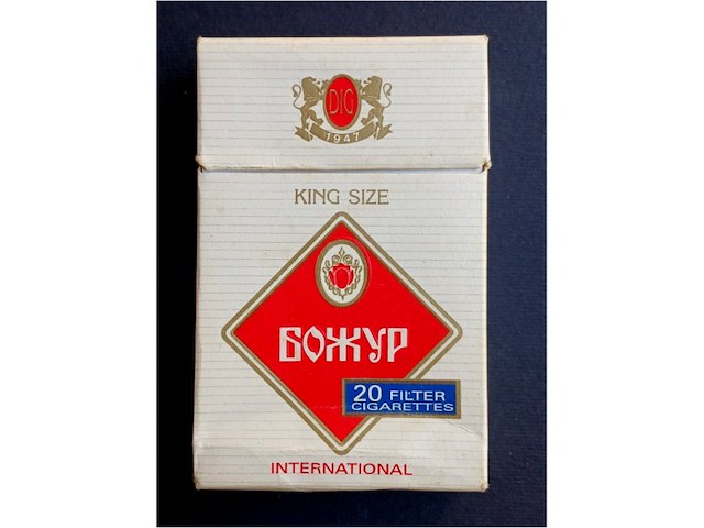 BOZUR prazna kutija cigareta
