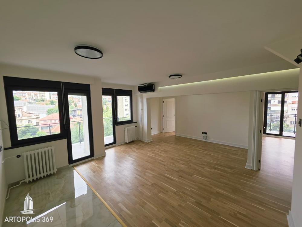 Trosoban, lux, savršen pogled na Hram Svetog Save ID#1373
298.900 €