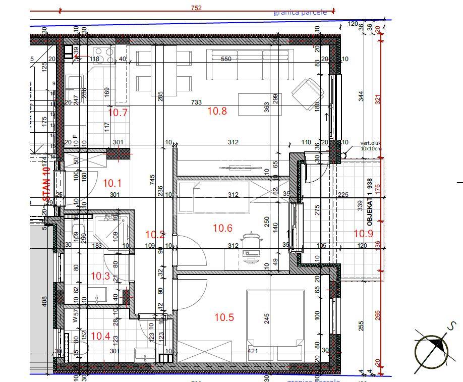 Blizina Narodne bašte, lux objekat u izgradnji, PDV u ceni ID#1287
126.760 €