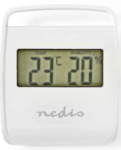WEST100WT Digitalni LCD unutrašnji termometar, Bela