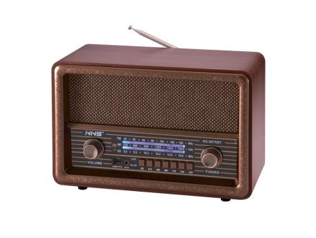ELEMENTA Retro RGB Bluetooth radio 8076BT/B