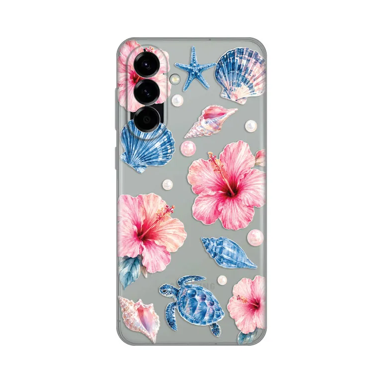 Maska Silikonska Print Skin za Samsung A576B Galaxy A57 5G Hibiscus Sea
