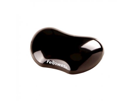 FELLOWES Odmarač ručnog zgloba Crystals gel crni 9112301