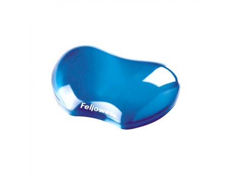 FELLOWES Odmarač ručnog zgloba Crystals gel plavi 9117772