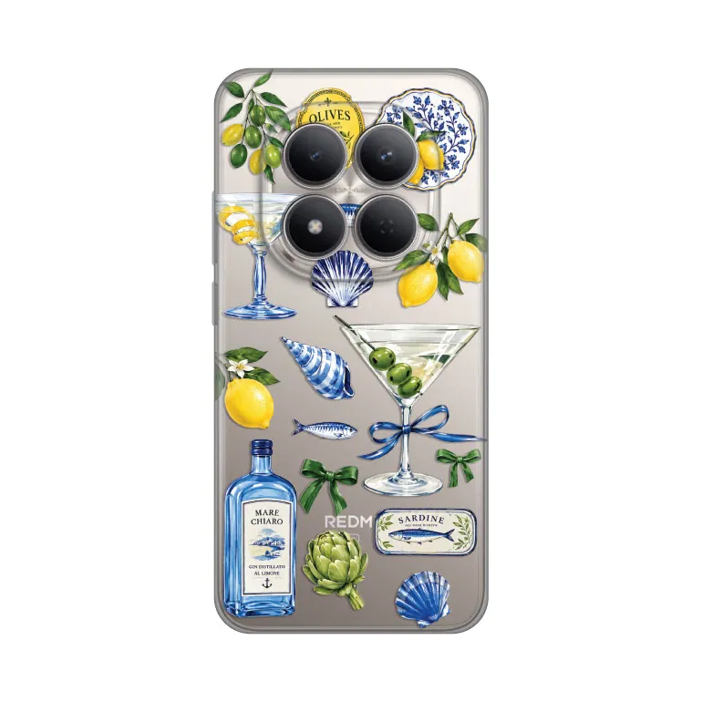 Maska Silikonska Print za Xiaomi Redmi Note 15 Pro 5G Mediterranean Martini