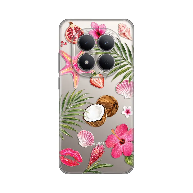 Maska Silikonska Print za Xiaomi Redmi Note 15 Pro 5G Coconut Paradise