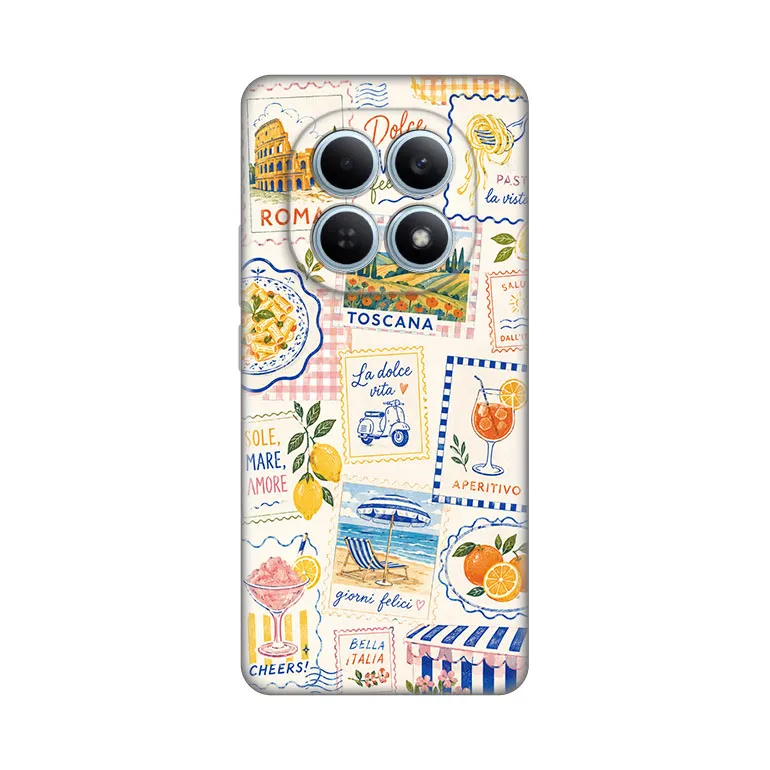 Maska Silikonska Print za Xiaomi Redmi Note 15 4G/5G Toscana Collage