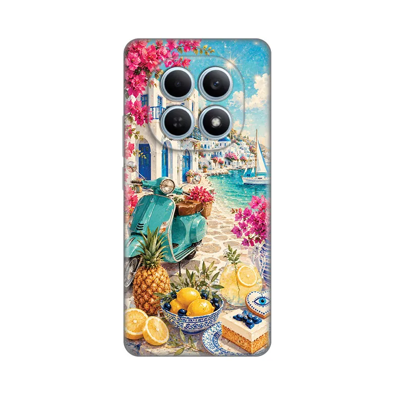 Maska Silikonska Print Skin za Xiaomi Redmi Note 15 4G/5G Summer in Greece