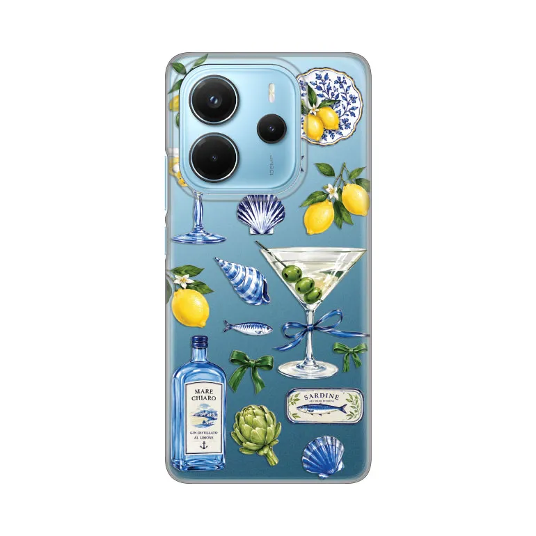 Maska Silikonska Print za Xiaomi Redmi Note 14 4G (SRB) Mediterranean Martini