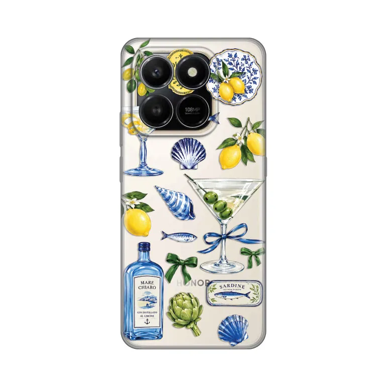 Maska Silikonska Print za Honor X7d 4G/400 Smart 5G Mediterranean Martini