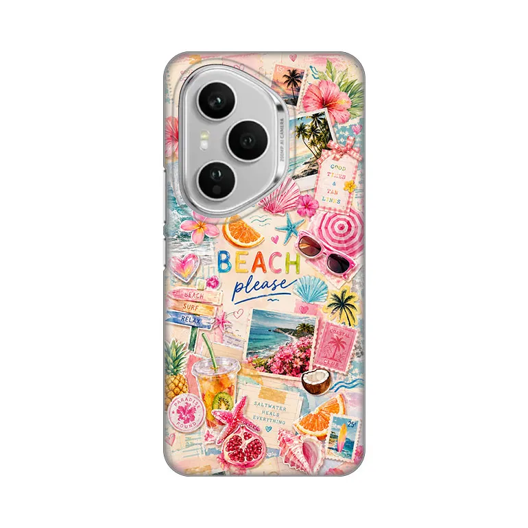 Maska Silikonska Print Skin za Honor 400 Pro Beach Please