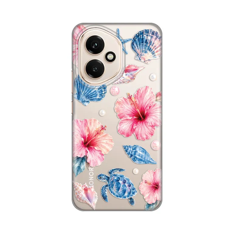 Maska Silikonska Print Skin za Honor 400 Hibiscus Sea