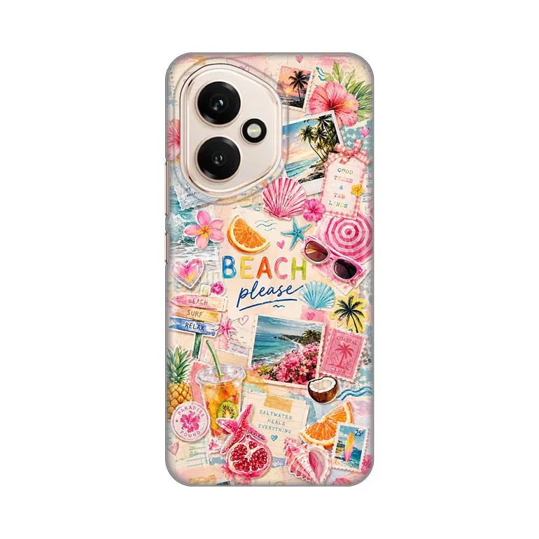 Maska Silikonska Print Skin za Honor 400 Beach Please